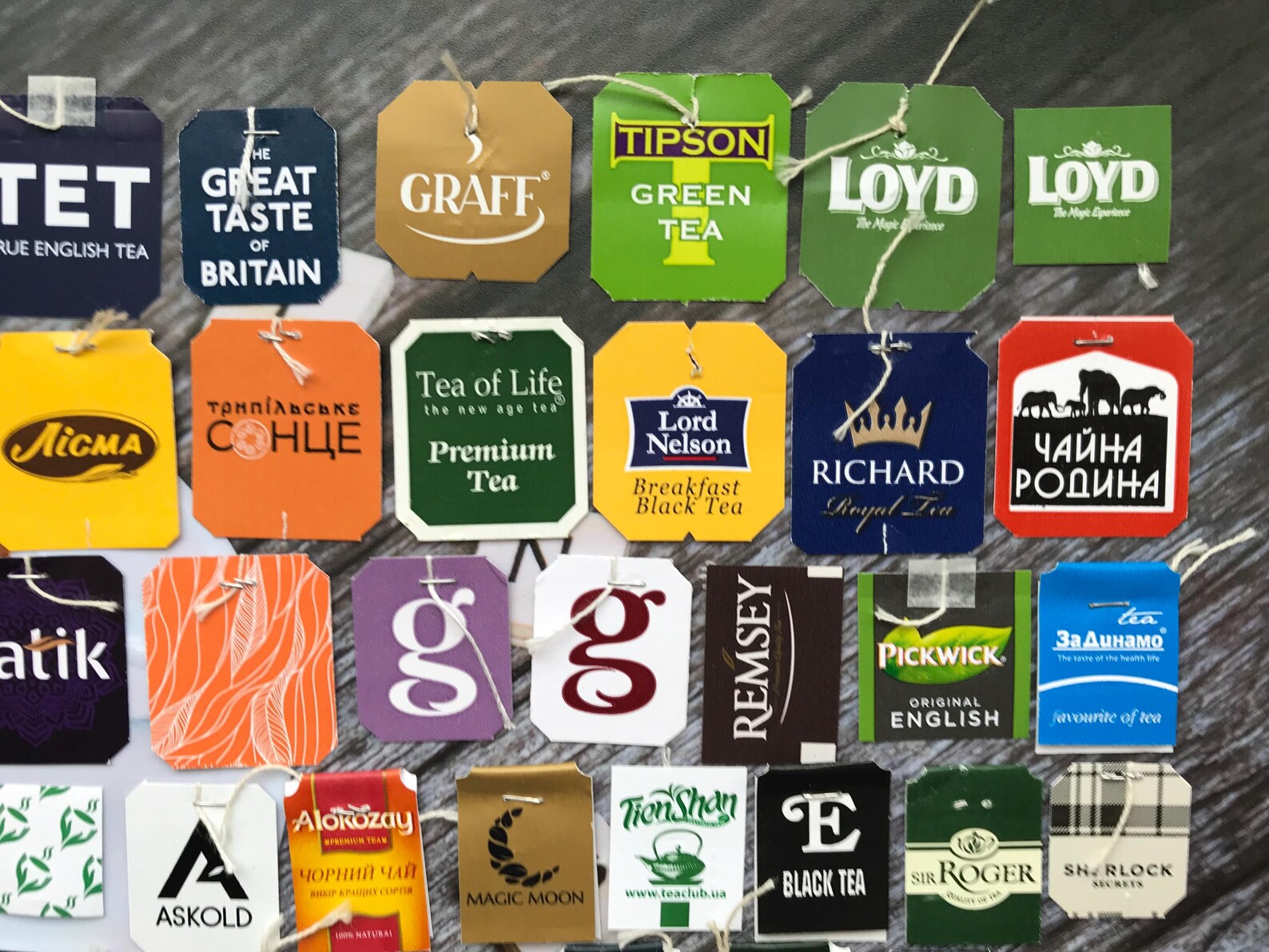 50 Different Tea Tags Different Tea Tags Labels for Collection or ...