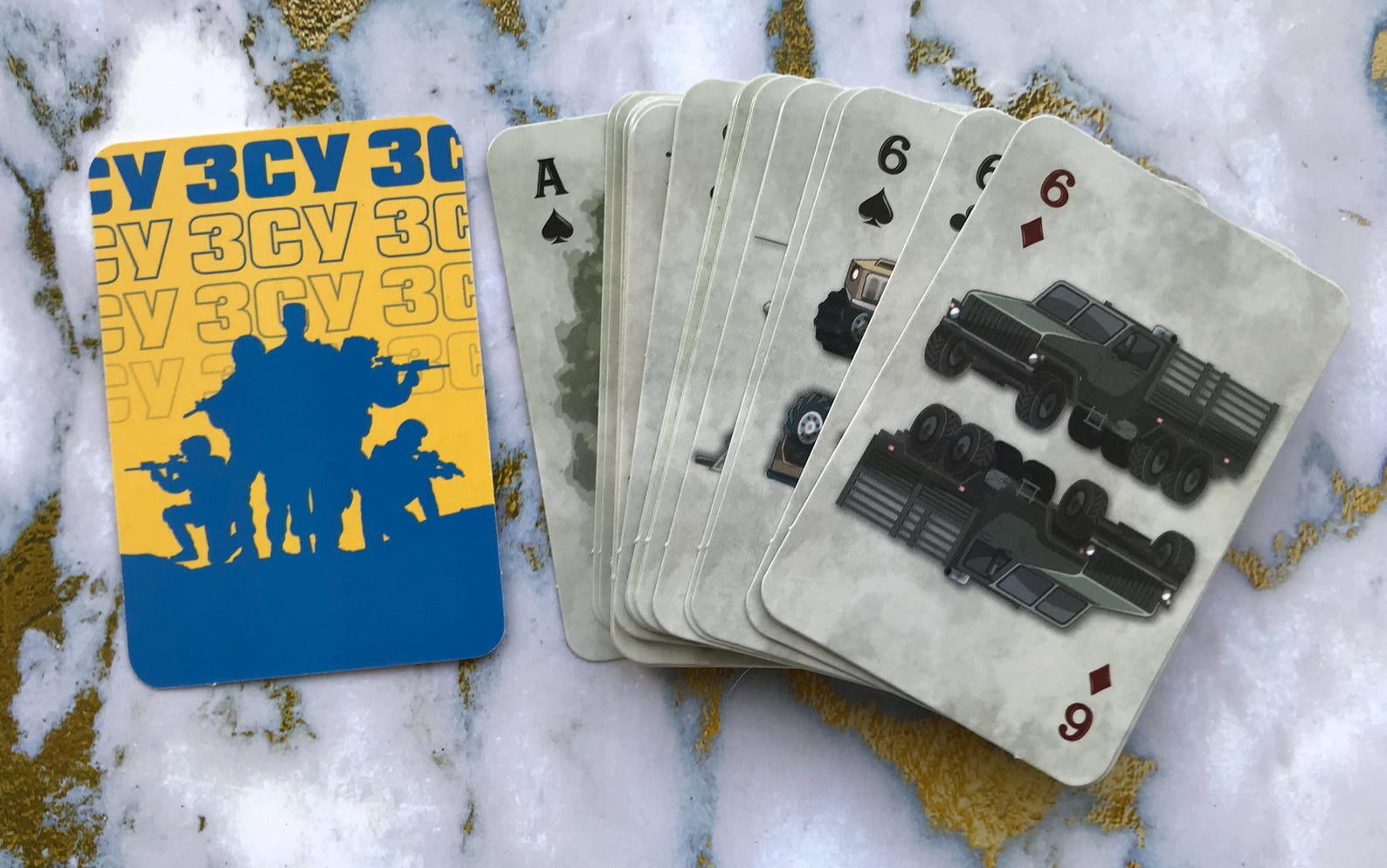 Playing Cards Ukraine ZSU (ZSU) Armed Forces of Ukraine Playing Cards ...
