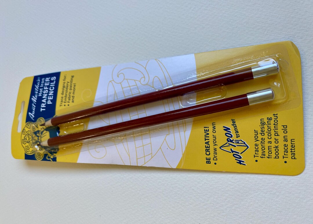 Hot Iron Transfer Pencils: Embroidery & Needlecraft (set of 2) - Etsy
