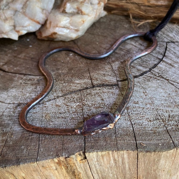 Boho Copper Necklace - Etsy