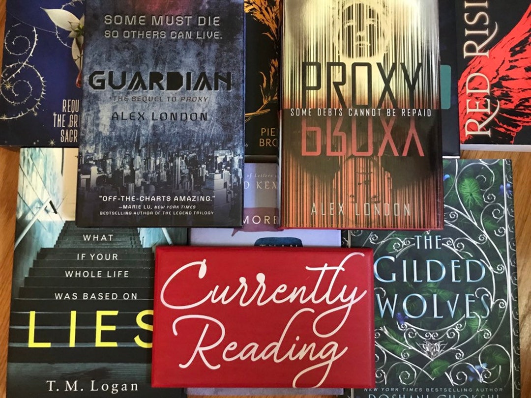 Small Sign Currently Reading - Etsy