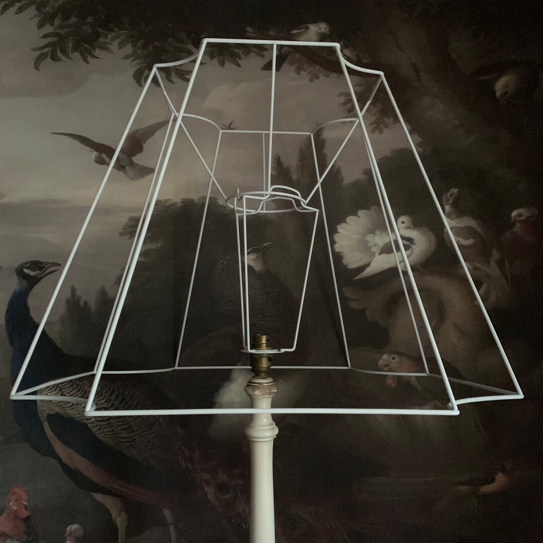 21 Bowed Cut-corner Square Frame for Pleated/tailored Soft Lampshade ...
