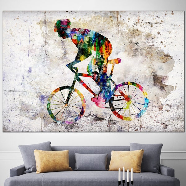 Abstract Bicycle Art - Etsy