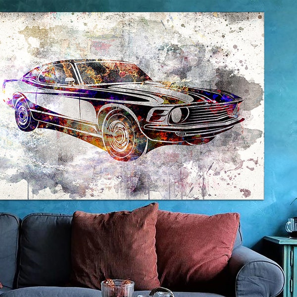 Muscle Car Print - Etsy