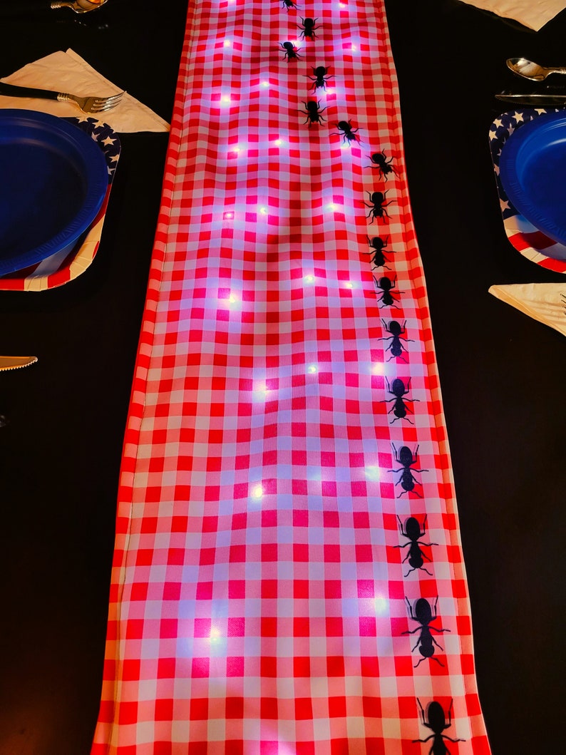 Picnic Ants Rechargeable LED Table Runner - Etsy