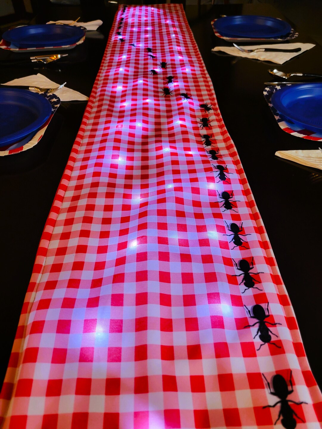 Picnic Ants Rechargeable LED Table Runner - Etsy