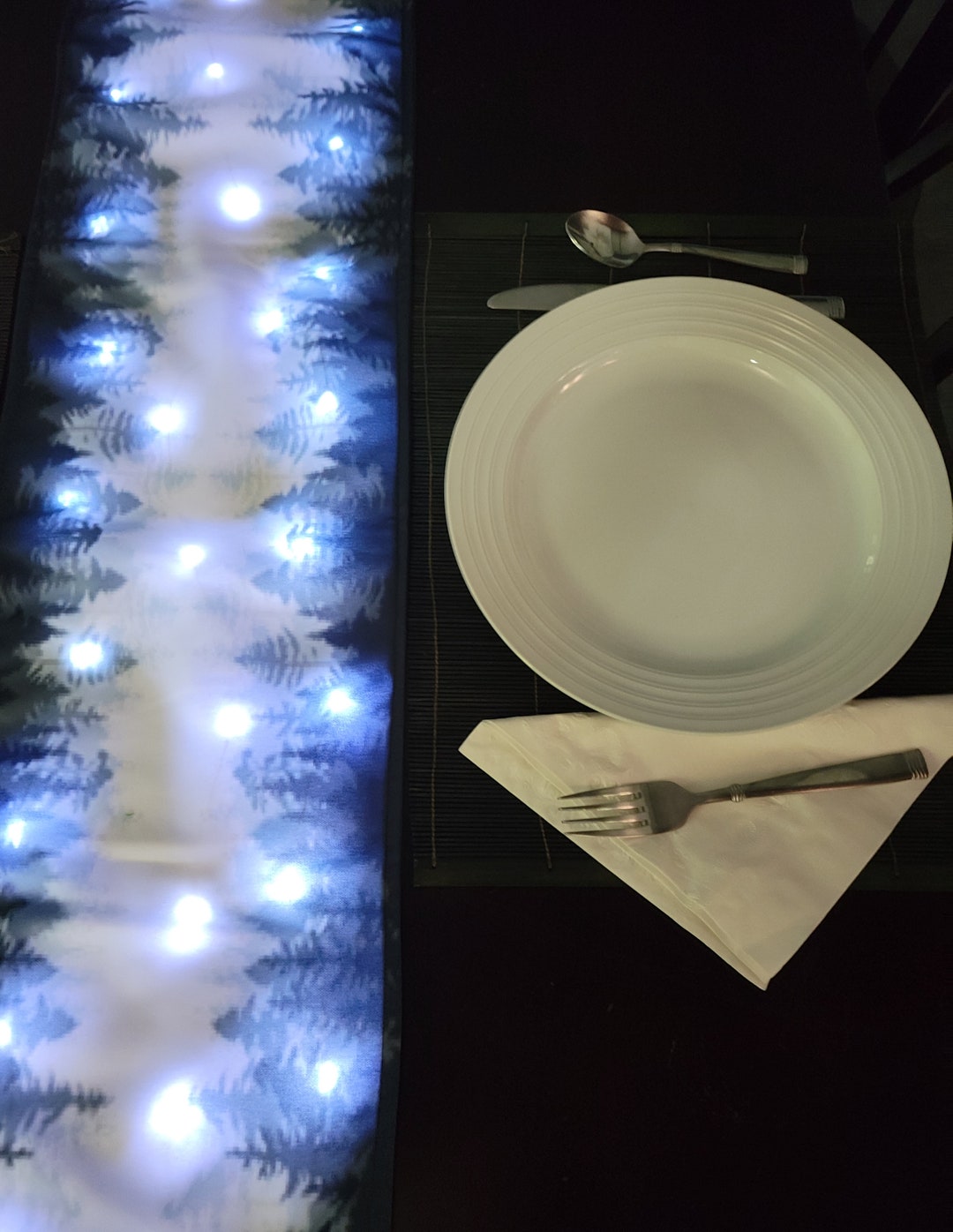Evergreen Rechargeable LED Light UP Table Runner - Etsy