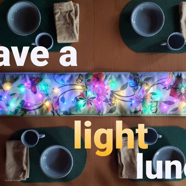 Light up Table Runner - Etsy