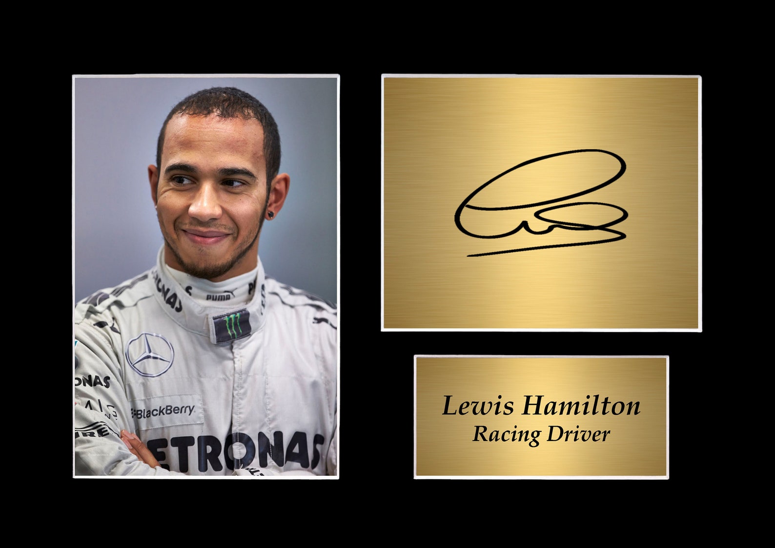 Signé Lewis Hamilton Mount Autograph Print A4 - Etsy France