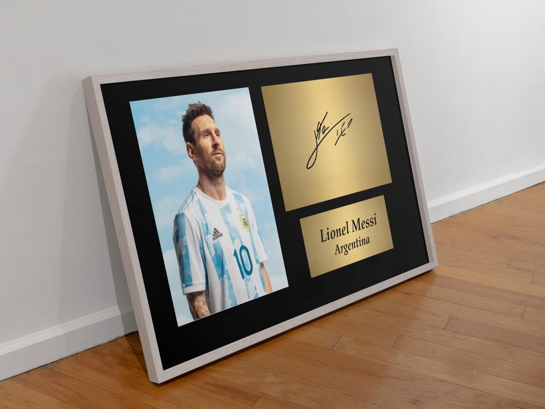 Lionel Messi Argentina Signed A4 Digital Download - Etsy