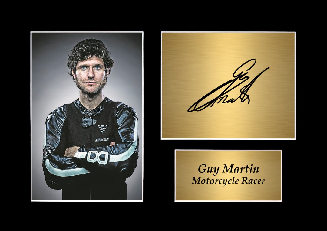 Signed Guy Martin Mount Autograph Print A4 - Etsy UK