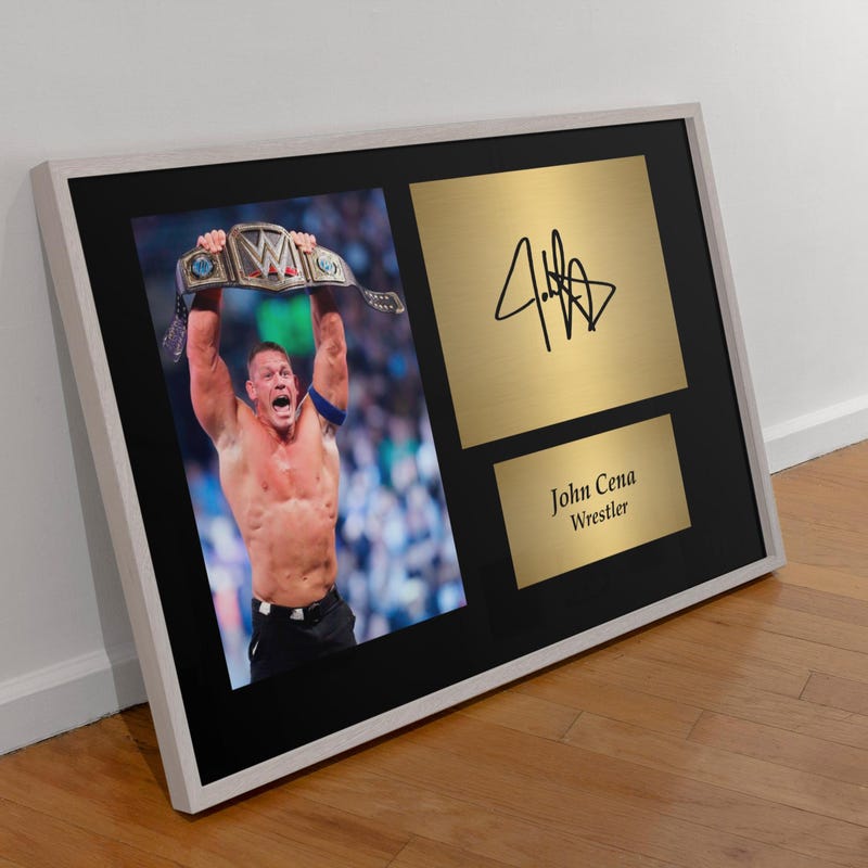 John Cena Autograph - Etsy