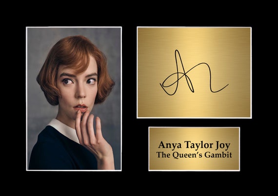Signed Anya Taylor Joy Mount Autograph Print A4 - Etsy Australia