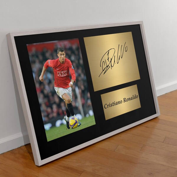 Ronaldo Signed Card - Etsy UK