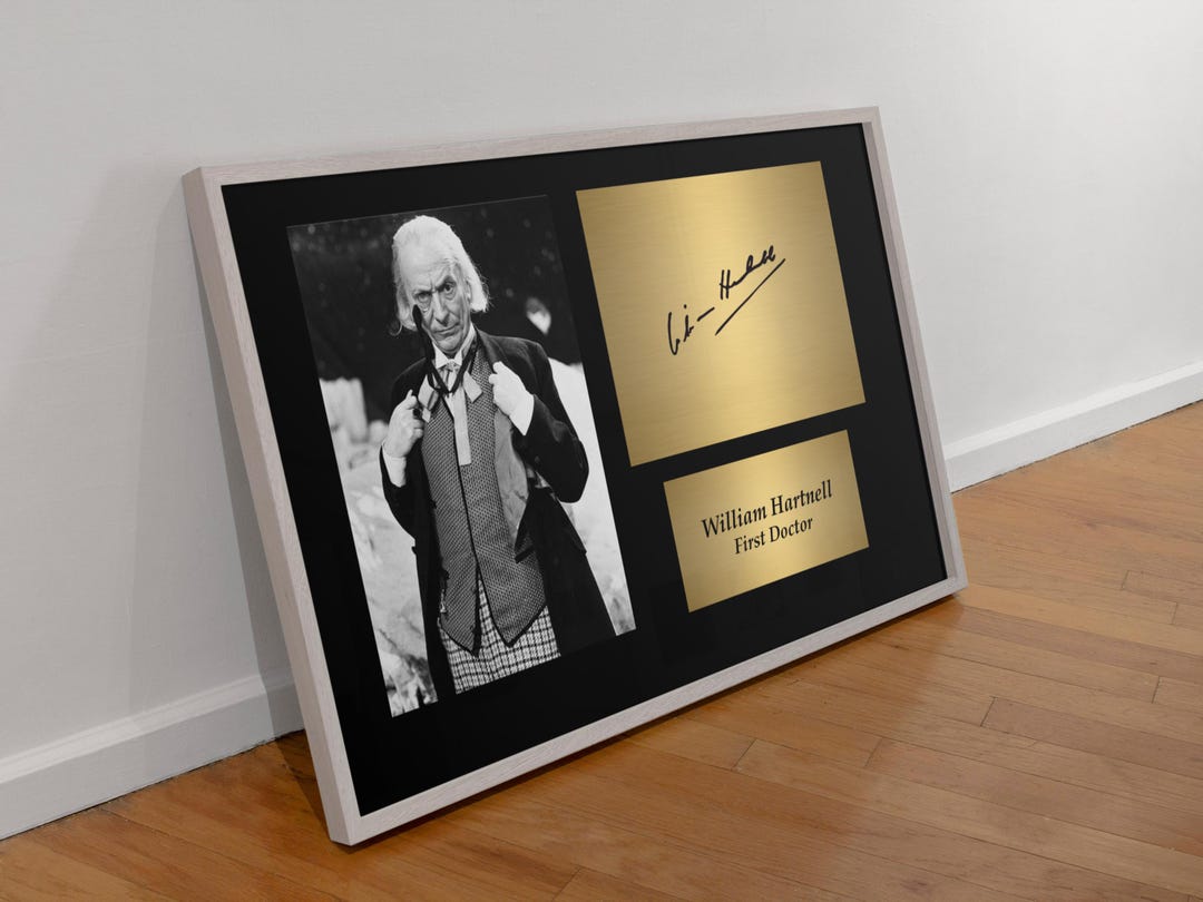 William Hartnell First Doctor Who Signed A4 Digital Download - Etsy