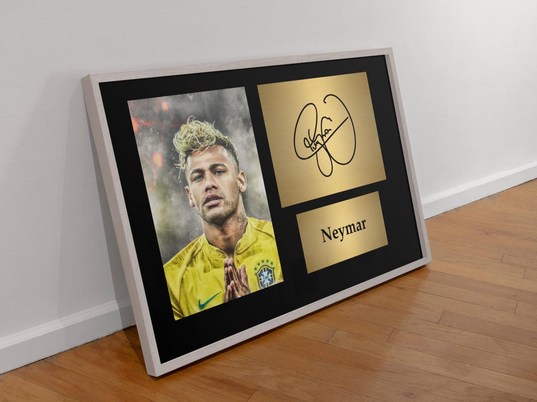 Neymar Signed A4 Digital Download - Etsy