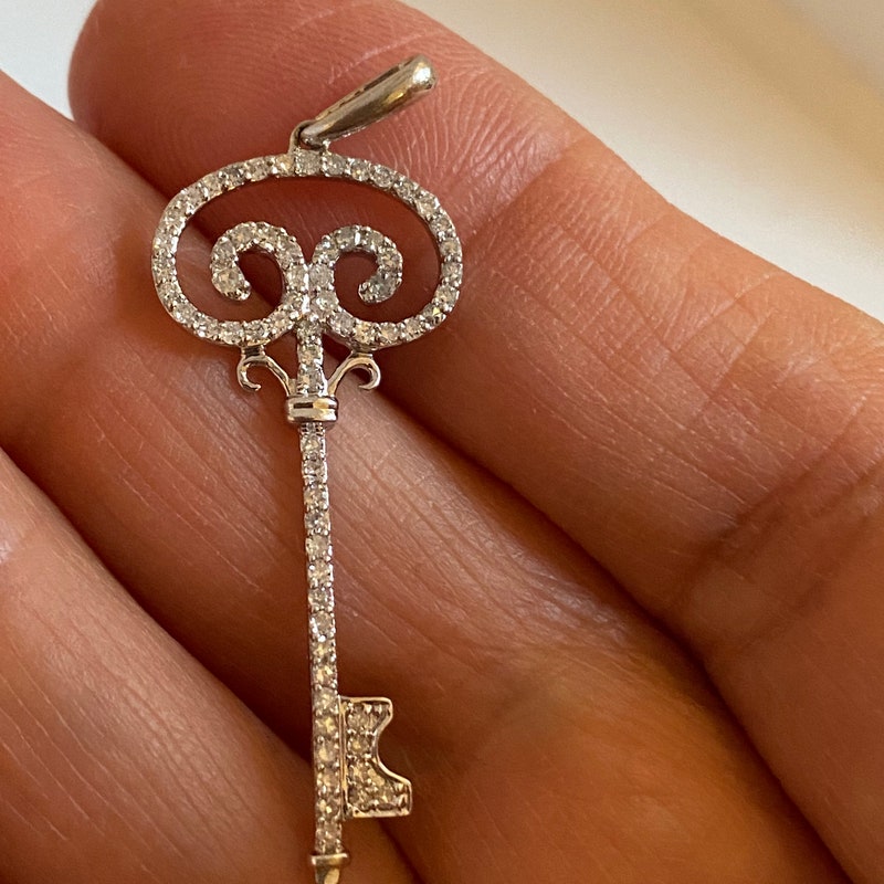 Antique Key Charm - Etsy
