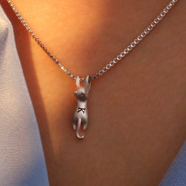 Cat Necklace - Etsy
