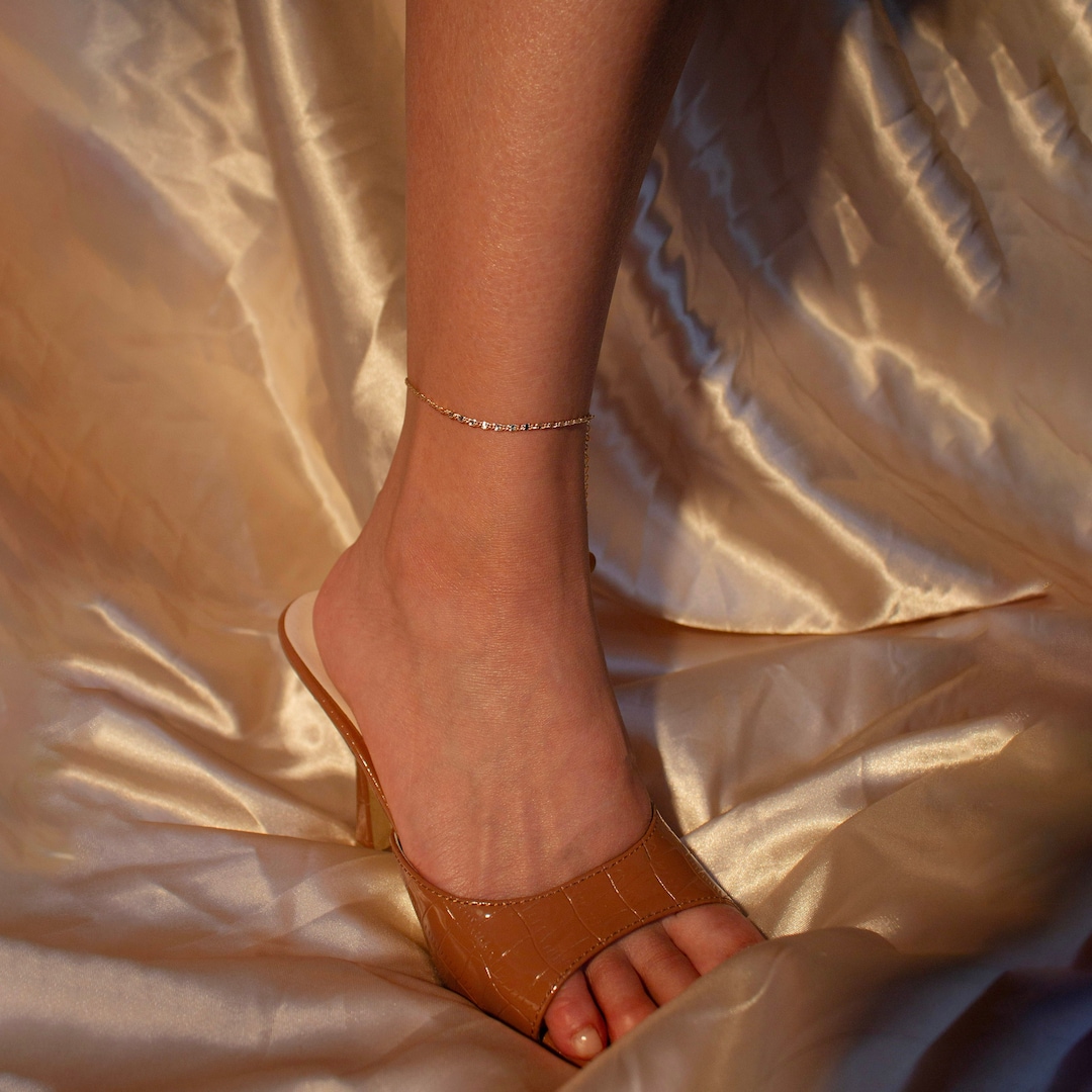 Personalized Chain Ankle Bracelets Dainty Gold Anklets Simple Anklet - Etsy