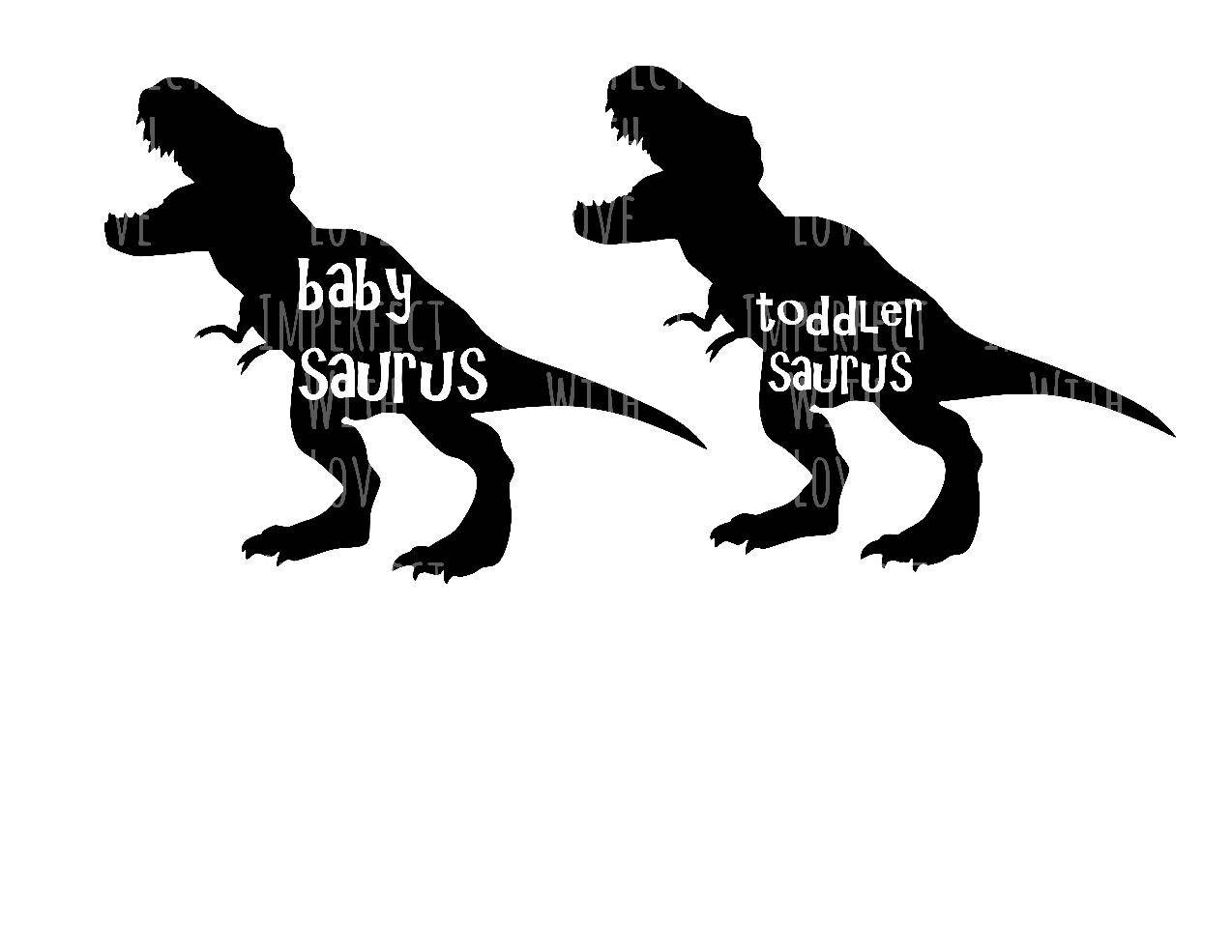 Baby Saurus / Toddler Saurus Dinosaur Dino DIGITAL CUT FILE | Etsy