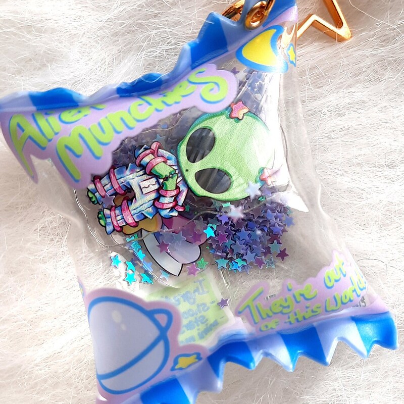 Alien Charm - Etsy