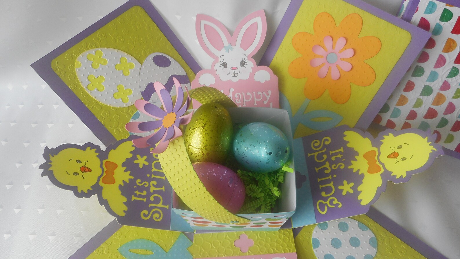 Easter Explosion Box Easter Surprise Gift Easter Bunny | Etsy