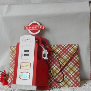 Gas Pump Popup Cards Vintage Gas Pump Birthday Box Card Gas - Etsy