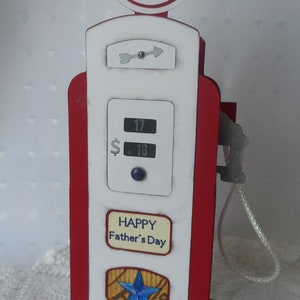 Gas Pump Popup Cards Vintage Gas Pump Birthday Box Card Gas - Etsy