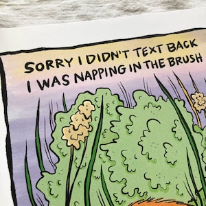 Precious Lil Scamp Sleeping Fox Art Print - 8x10 - Etsy