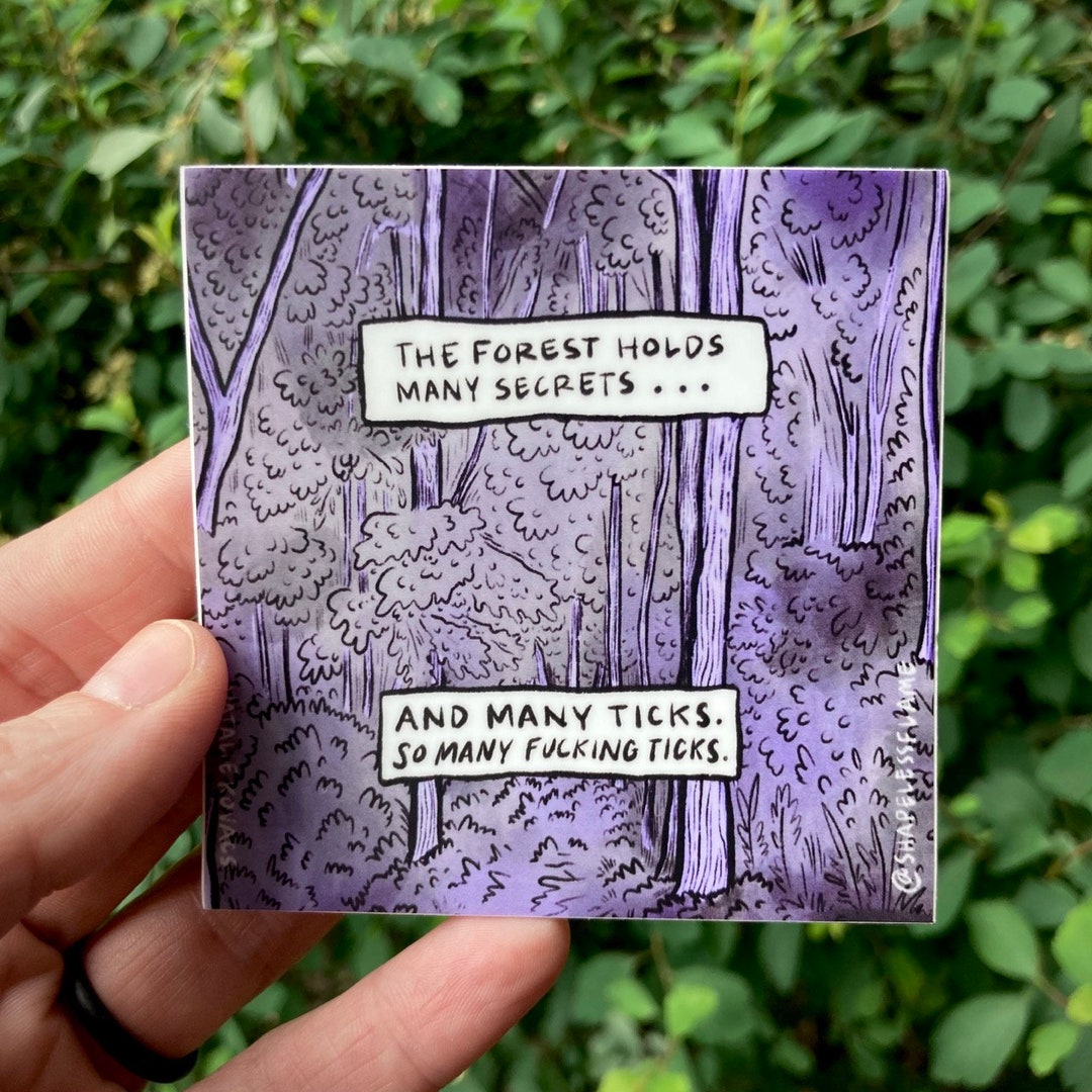 Ew, so Many Ticks Vinyl Sticker - Etsy