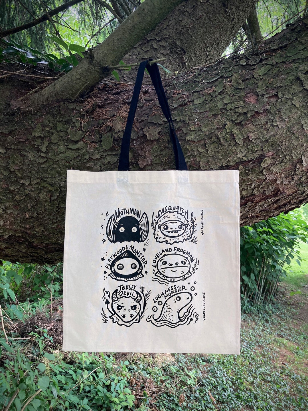 Know Your Cryptid Screenprinted Tote Bag - Etsy