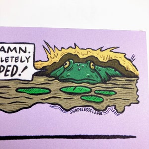 Hot Damn I Am Completely Swamped Frog Notepad - Etsy