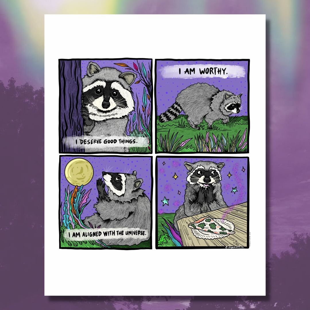 Trash Magick Comic Art Print - 8x10 - Etsy