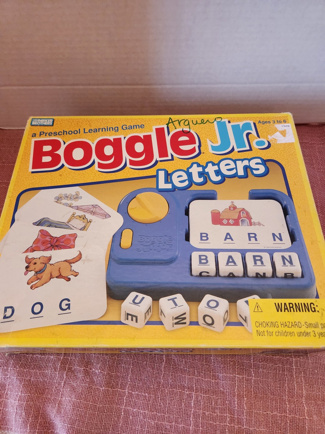 Boggle Jr. Preschool Word Spelling Game Junior My First Games - Etsy