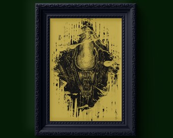 Xenomorph Alien Original Pen and Ink Illustration - Etsy