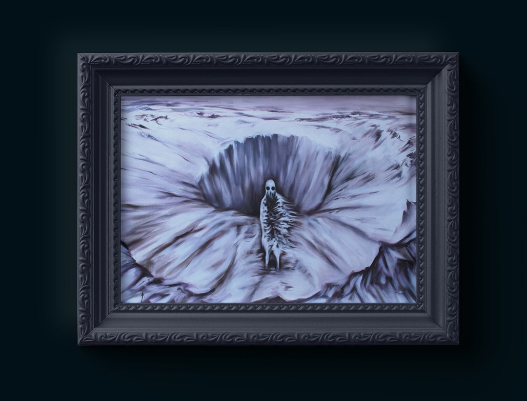 Original Painting the Void - Dark Art - Original Artwork - Oil Painting ...