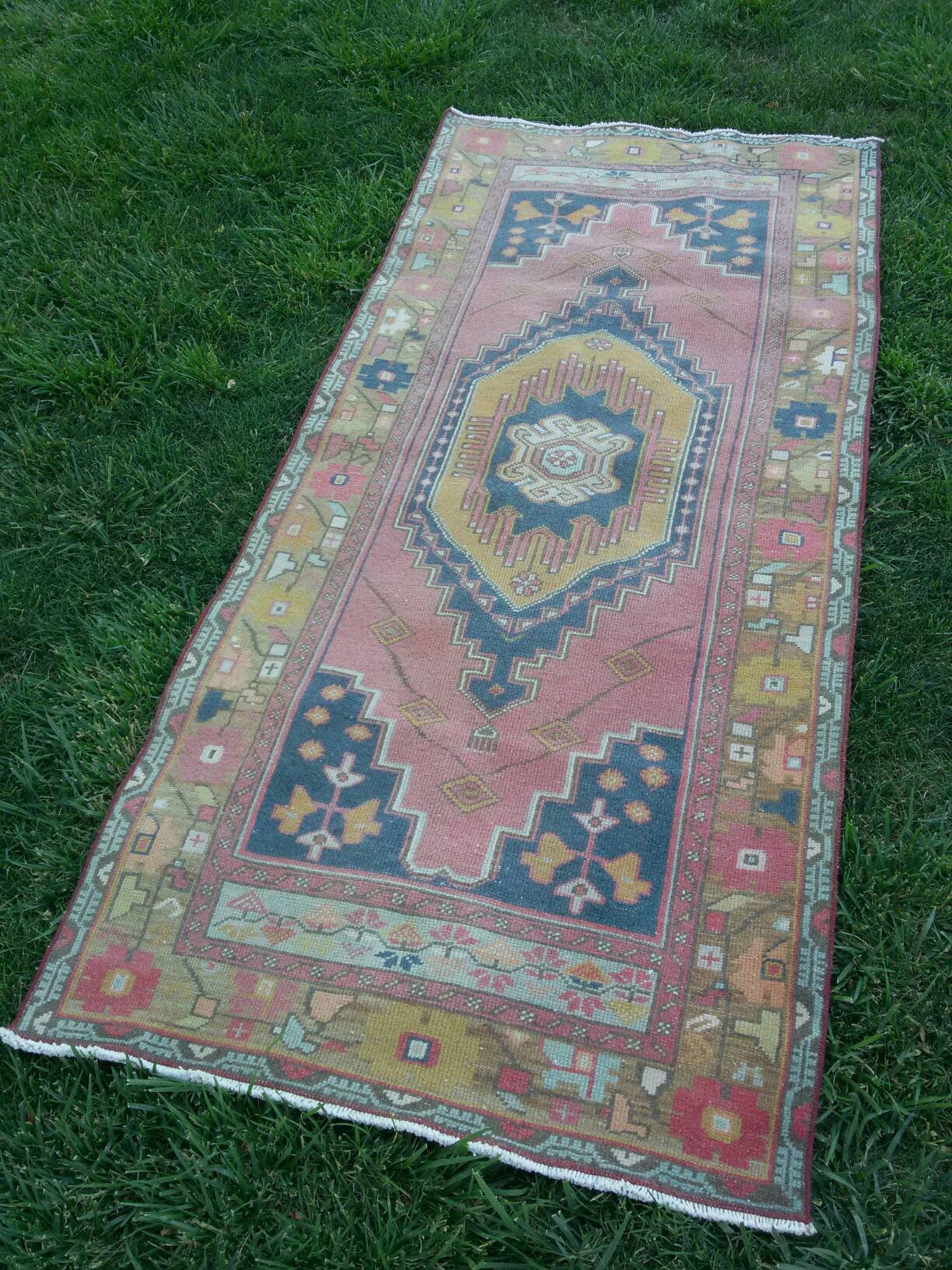 Runner rugfloor runner rug.9.3x2.3turkish runner rugkilim | Etsy