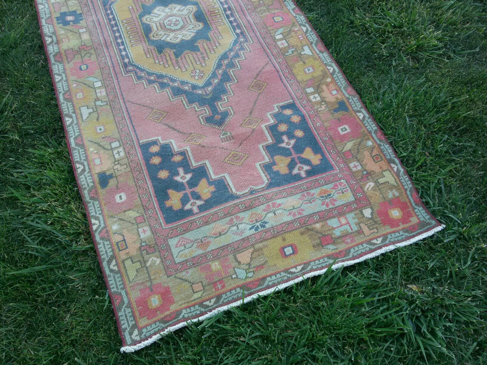 Runner rugfloor runner rug.9.3x2.3turkish runner rugkilim | Etsy