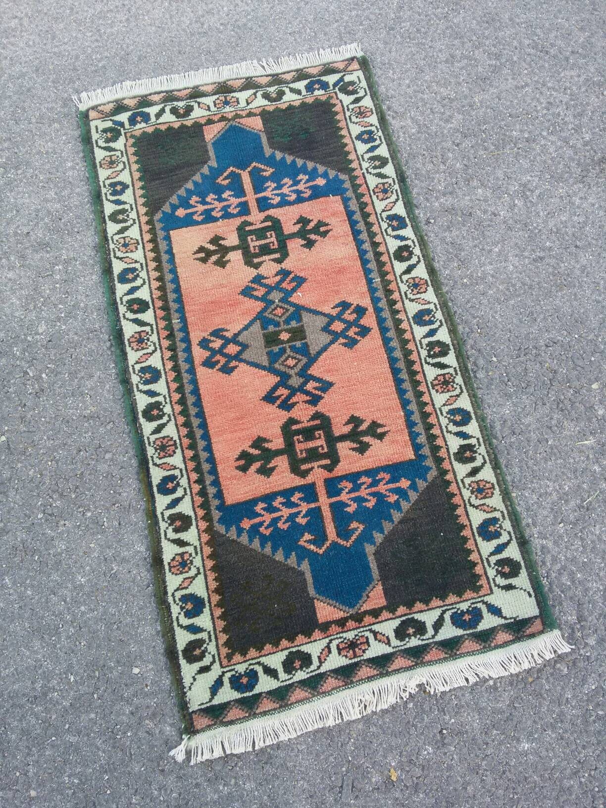 Tribal Decorative Small Rug Cute Yoga Mat Mat Rug Welcome - Etsy