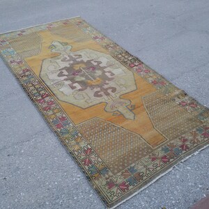 Vintage Turkish Oushak Rug, Turkish Rug, Vintage Rug, Oushak Rug 9. X 4 ...