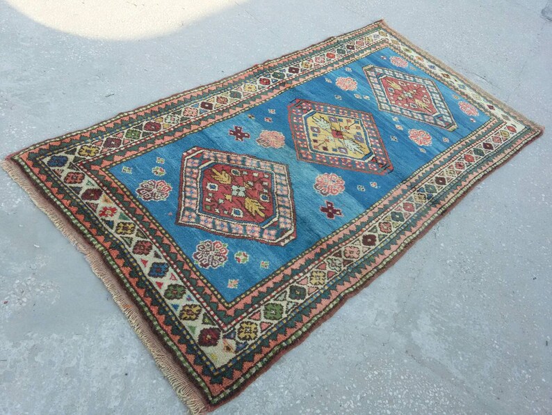 Turkish Oushak Rug Floor Rugs Home Living Turkish Rug Vintage | Etsy