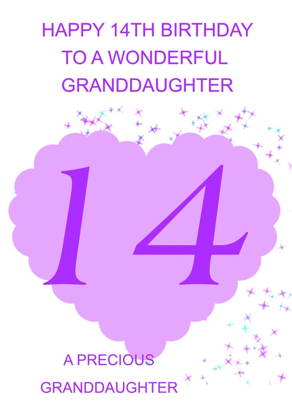 Granddaughter 12th Birthday Cards
