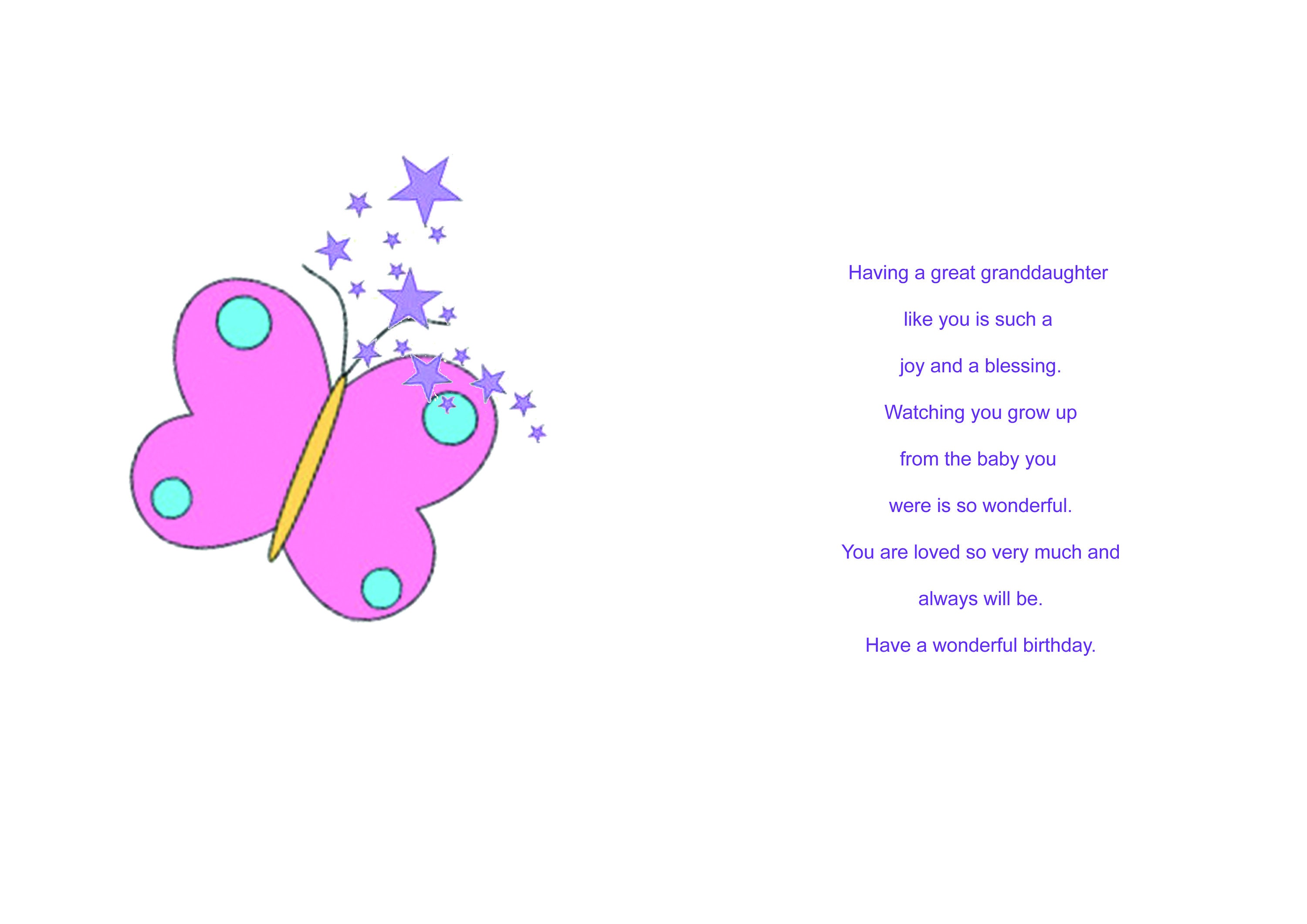 Great Granddaughter 12th Birthday Card - Etsy UK Great Granddaughter 12th Birthday Card - Etsy UK