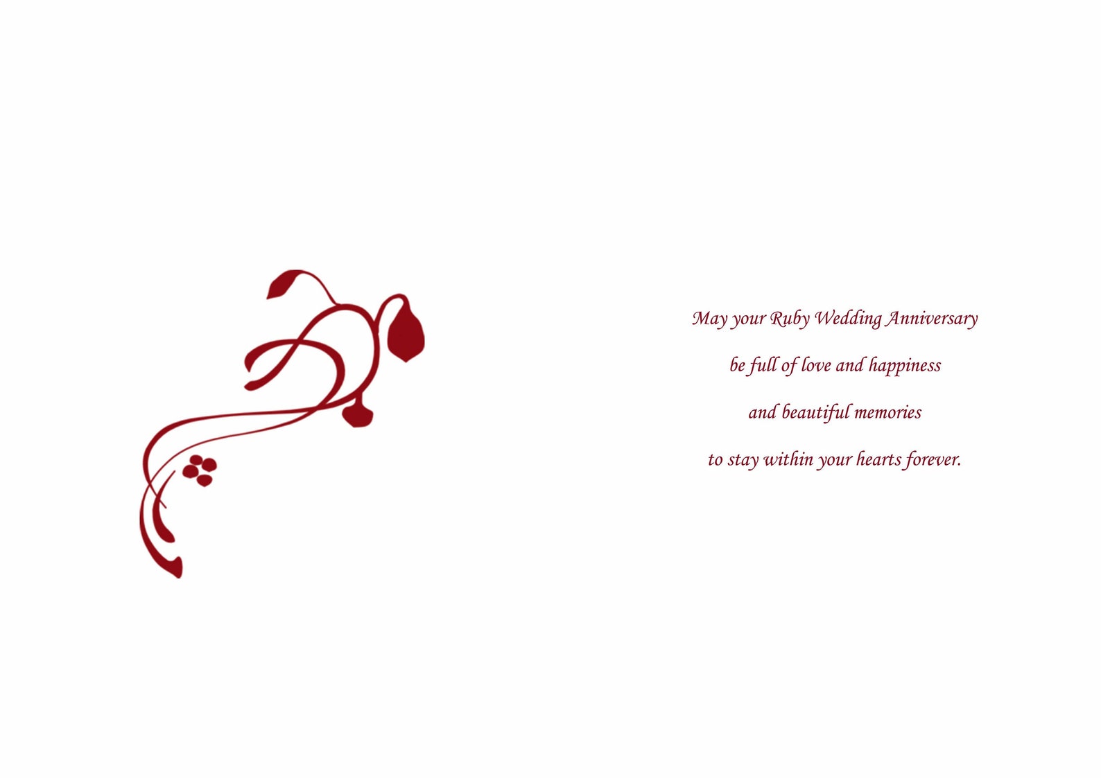 Special Friends Ruby Anniversary Card - Etsy UK