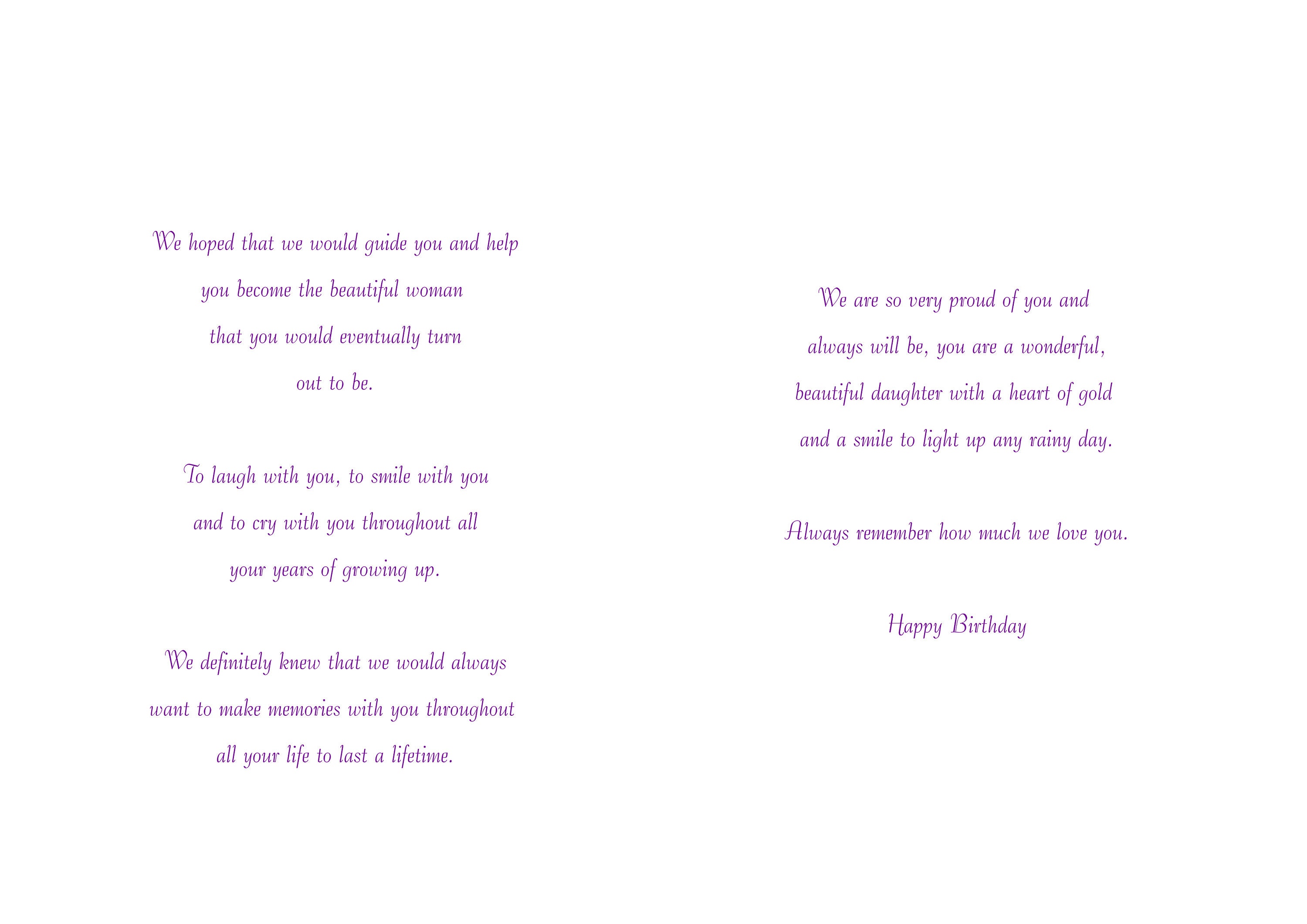 Our Daughter Birthday Card Etsy our-daughter-birthday-card-etsy