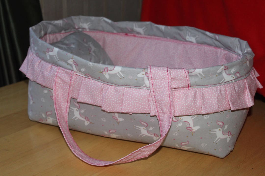 Dolls Carrycot: Soft Bodied, Fits 16" Doll - Etsy UK