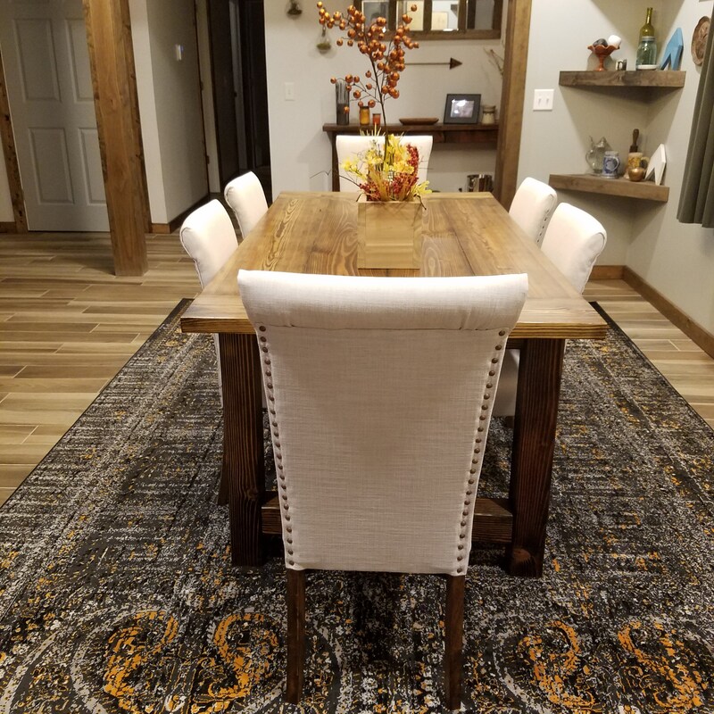 Solid Wood Extendable Table - Etsy