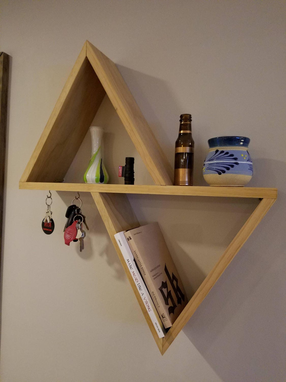 Triangle Wall-mount Shelf - Etsy