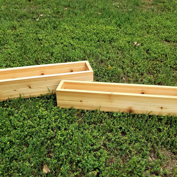 Cedar Window Boxes - Etsy