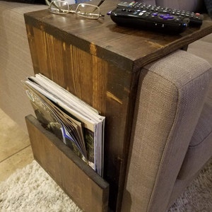 Couch Sofa Chair Arm Rest End Table Living Room Office Bedroom Decor ...